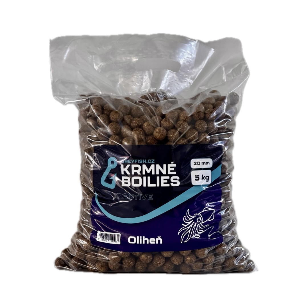 Greyfish Krmné boilies ACTIVE Oliheň 5kg - Greyfish.cz